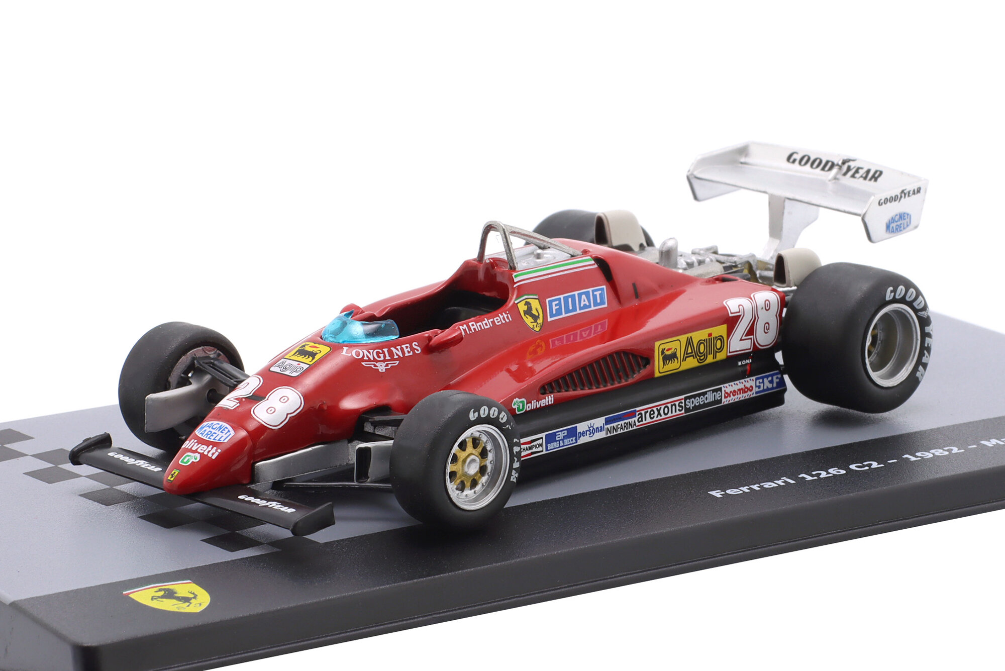 Модель коллекционная ALTAYA Ferrari 126C2 #28 formula 1 1982 mario andretti / феррари 126C2 ФОРМУЛА-1 марио андретти