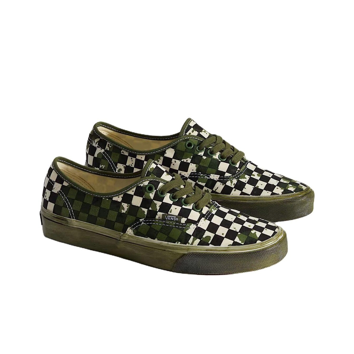 Кеды VANS Authentic, размер EU 43 стопа (28CM), зеленый, — фото 1