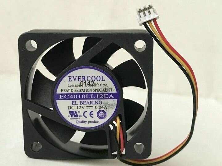 EVERCOOL EC4010L12EA 12V 0.04A 4010 4CM Ультра-тихий вентилятор охлаждения -