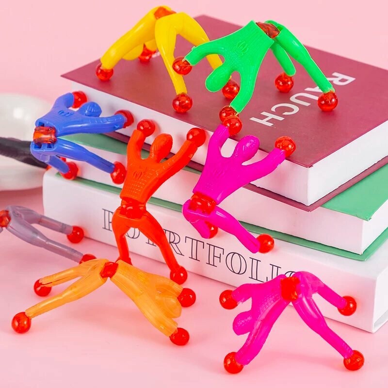 5 шт. Лазающие по Стене Сжимаемые Игрушки, Стресс-Релакс для Детей