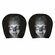 Funny Cartoon Headrest Covers Soft Polyester For