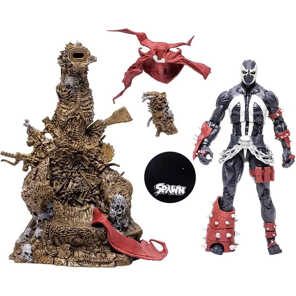 Коллекционная фигурка MCFARLANE Spawn with Throne Deluxe Box Set из ABS для поклонников комиксов — фото 1