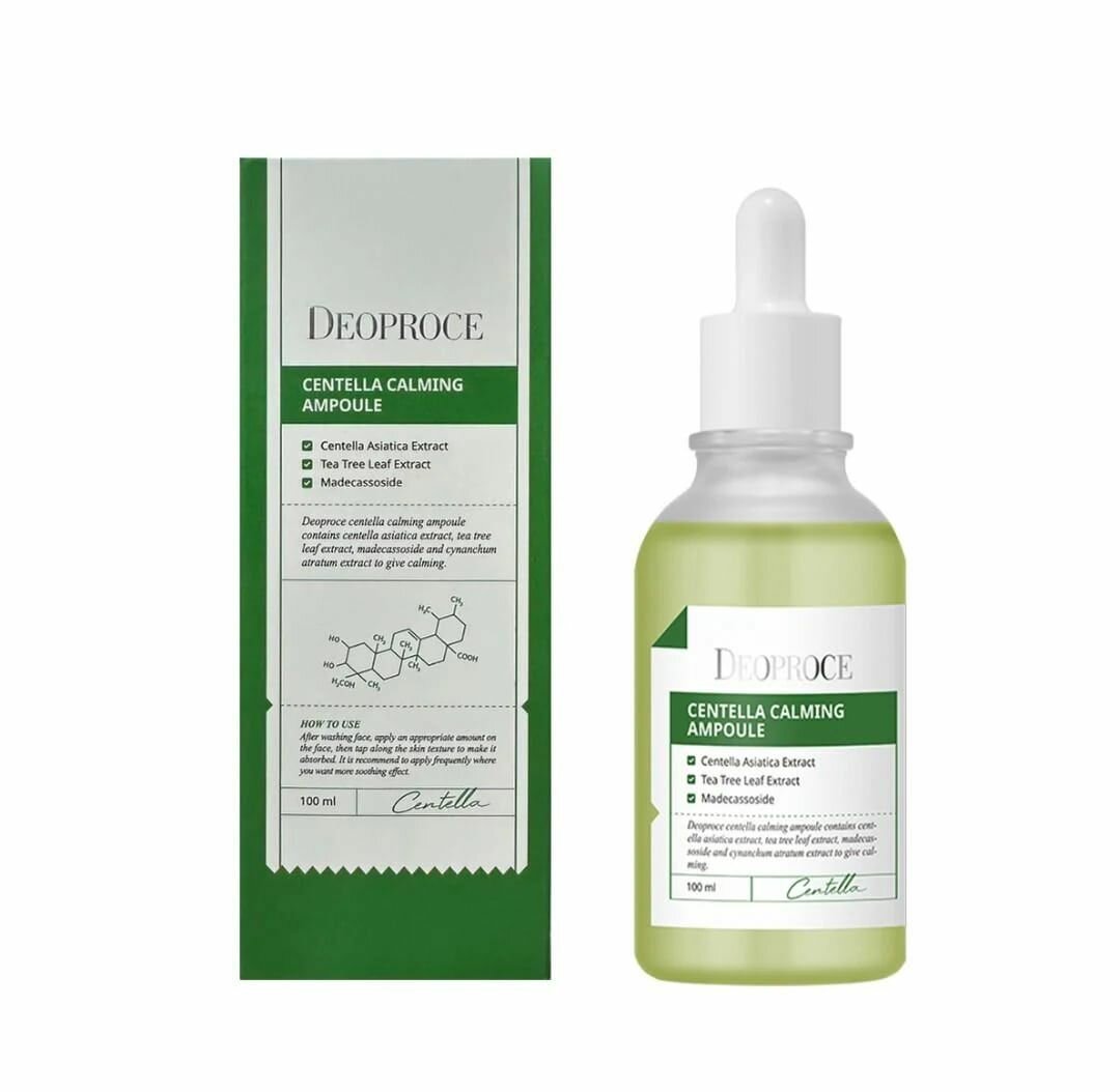 Успокаивающая сыворотка с центеллой азиатской Deoproce Centella Calming Ampoule (100 мл)