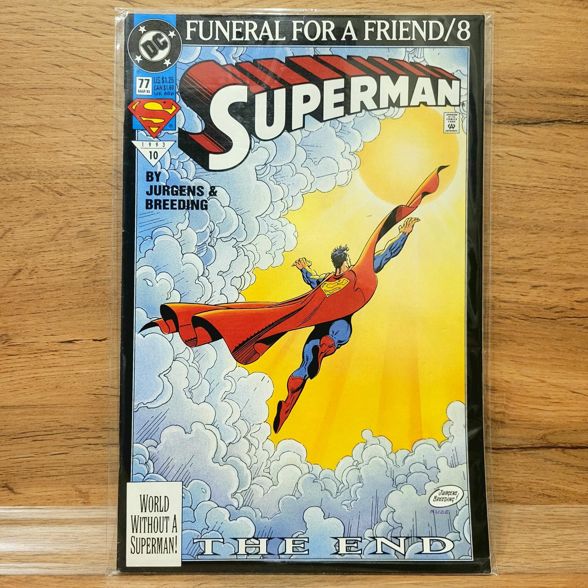 Ретро Комикс Superman #77. 1993 Год.