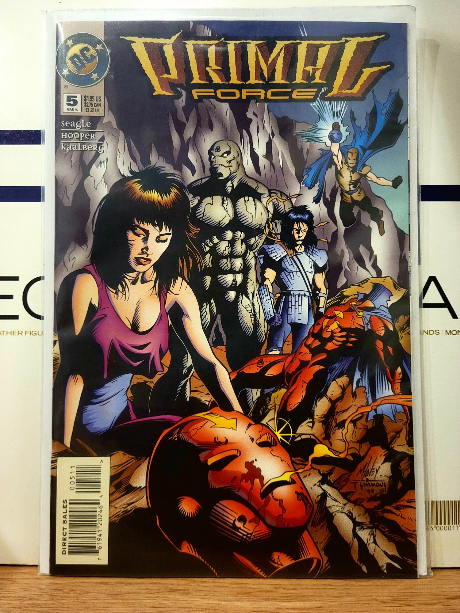 Ретро Комикс Primal Force #5. 1995 Год. DC. Seagal. Оригинал!