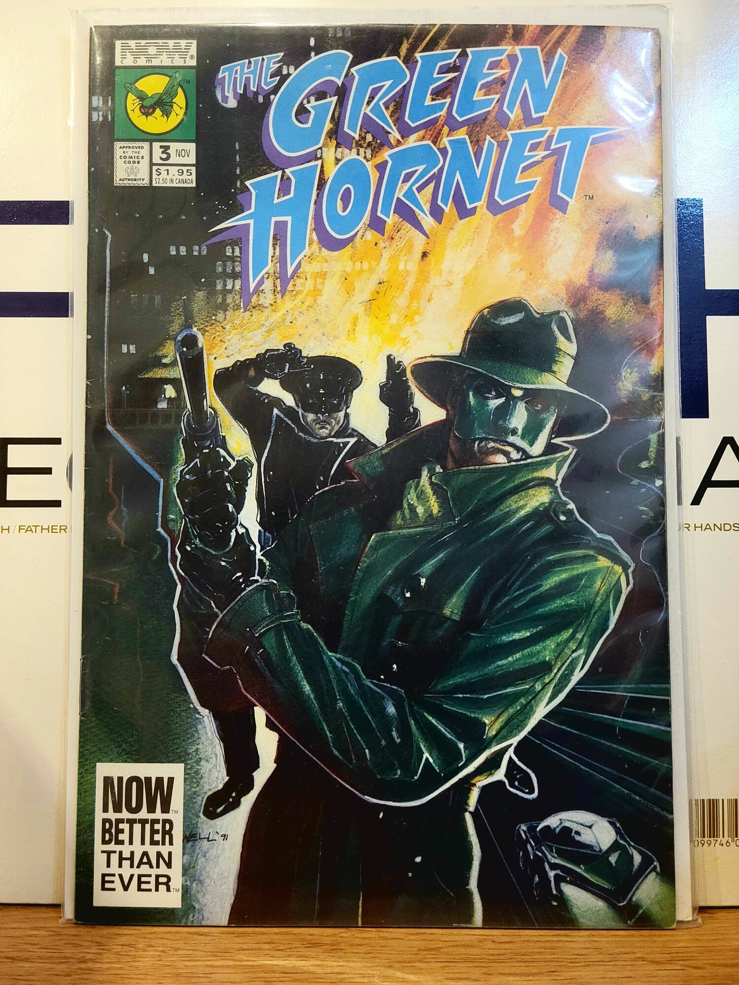 Ретро Комикс Green Hornet #3. 1988 Год. Now Comics. Оригинал!