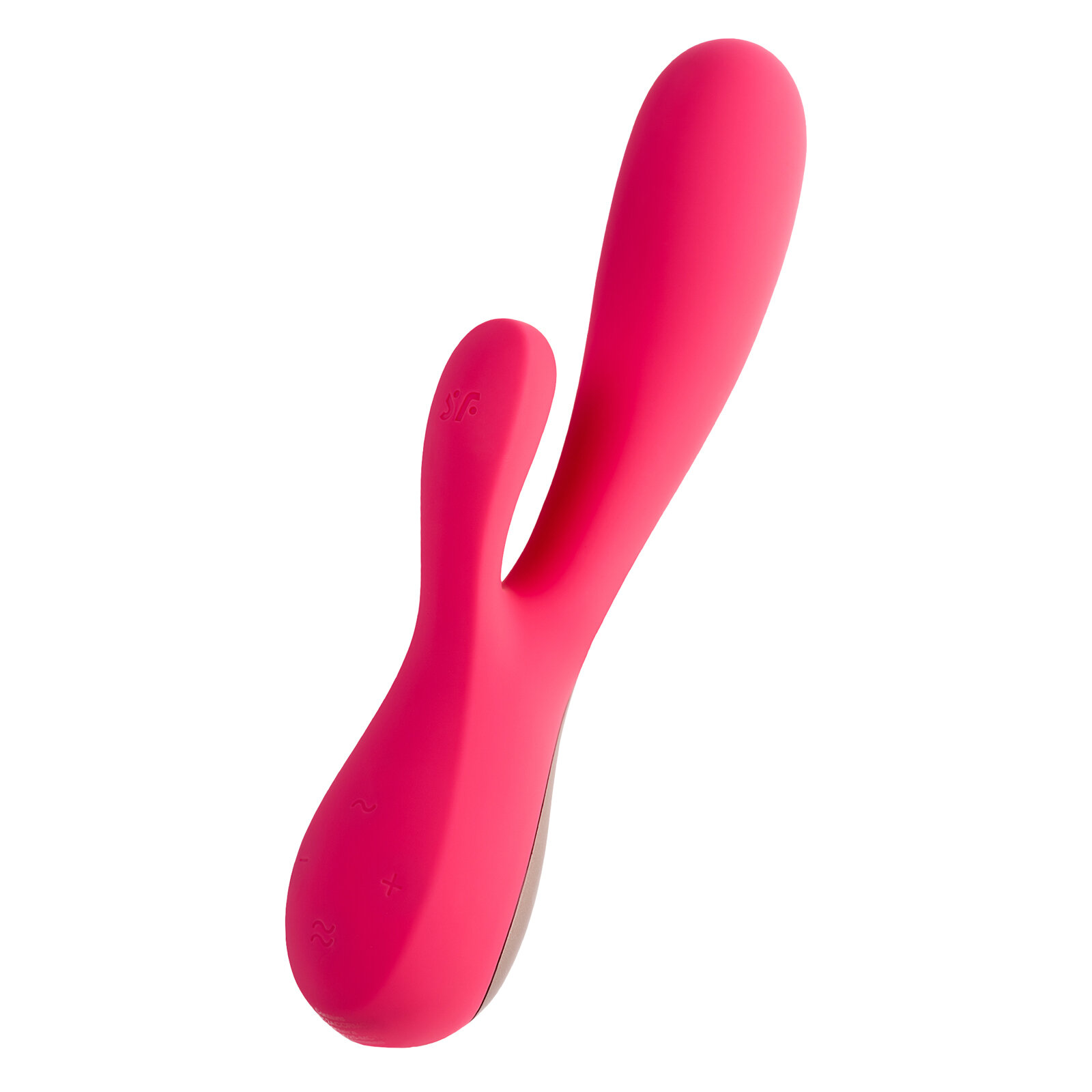 Satisfyer Mono Flex, красный Вибратор вагинально-клиторальный с управлением со смартфона