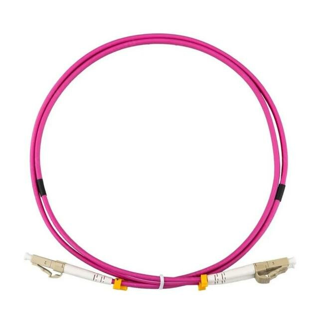 REXANT 50-2611-2 Патч-корд волоконно-оптический (шнур) MM 50/125 (OM4), LC/UPC–LC/UPC, duplex, 3mm, LSZH 2м REXANT