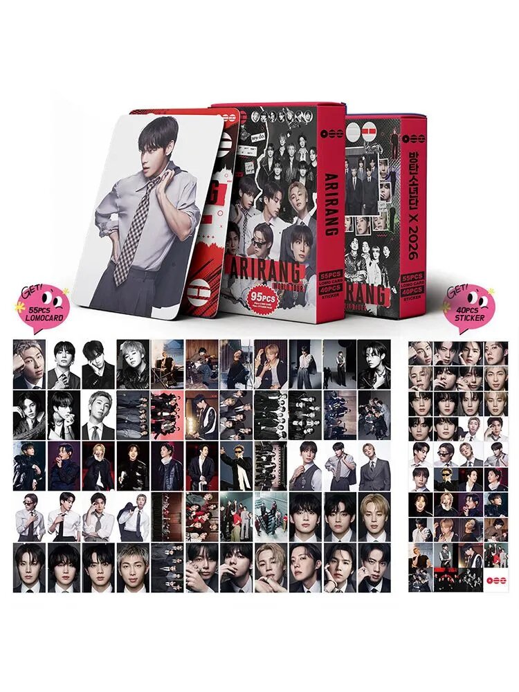 Карточка KPOP BTS ARIRANG, 55 штуки Фотокарточка