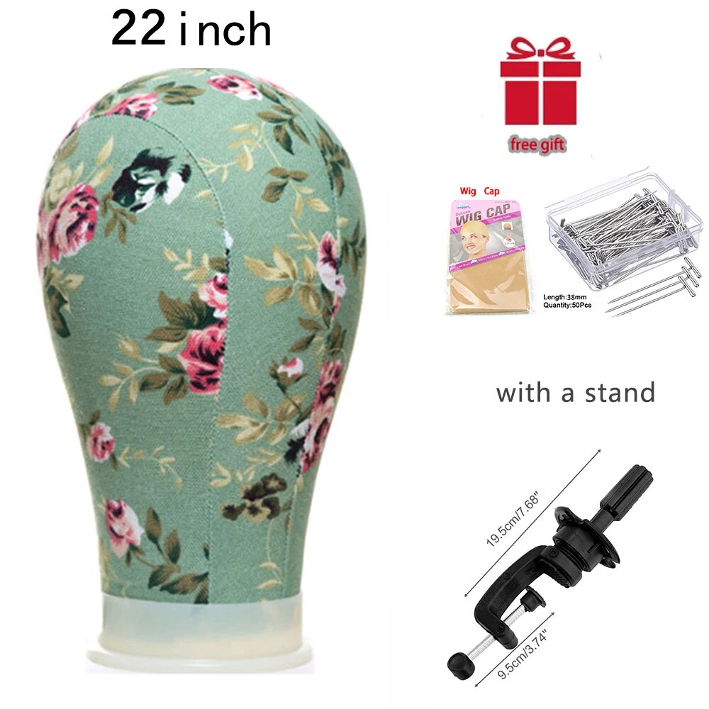 Стойка для париков Mosalay, 22 дюймов, Green Flower gift