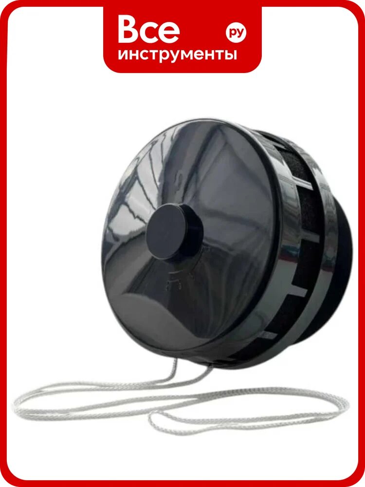 Оголовок для приточного клапана VENTSFERA КИВ-125 black VPR125 black