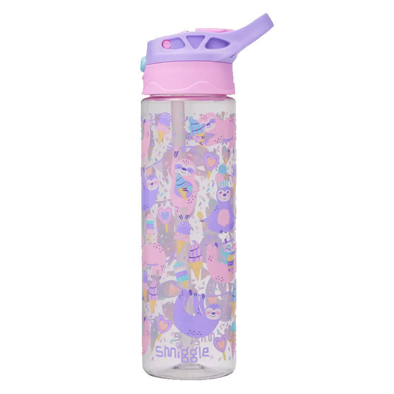 Бутылка для воды Smiggle "Ленивец" фиолетовый таро