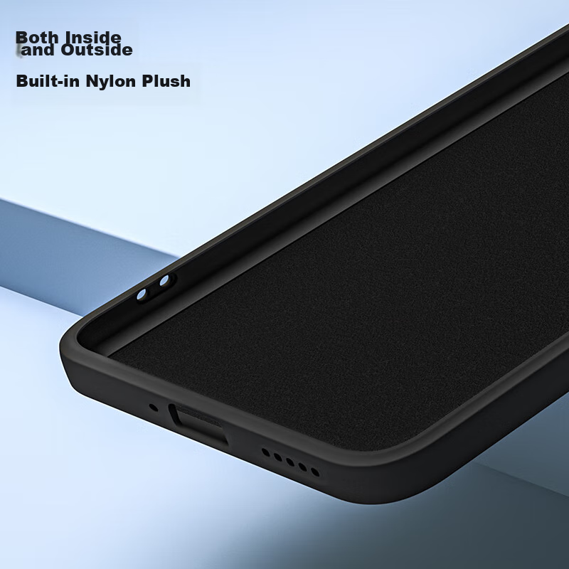 Чехол BIAZE для Redmi K60 Ultra Полная защита Антиударный Матовый Силиконовый Чехол Черный Версия：Стандарты качества JD