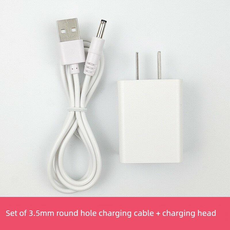 Подходит для круглой светодиодной настольной лампы Miniso, кабель USB для зарядки и передачи данных с круглым разъемом