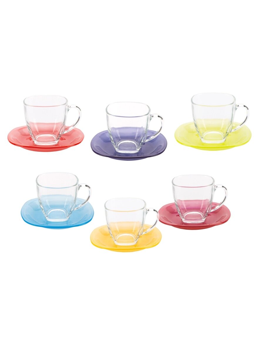 Чайный сервиз Luminarc Carine Rainbow, 12 предметов