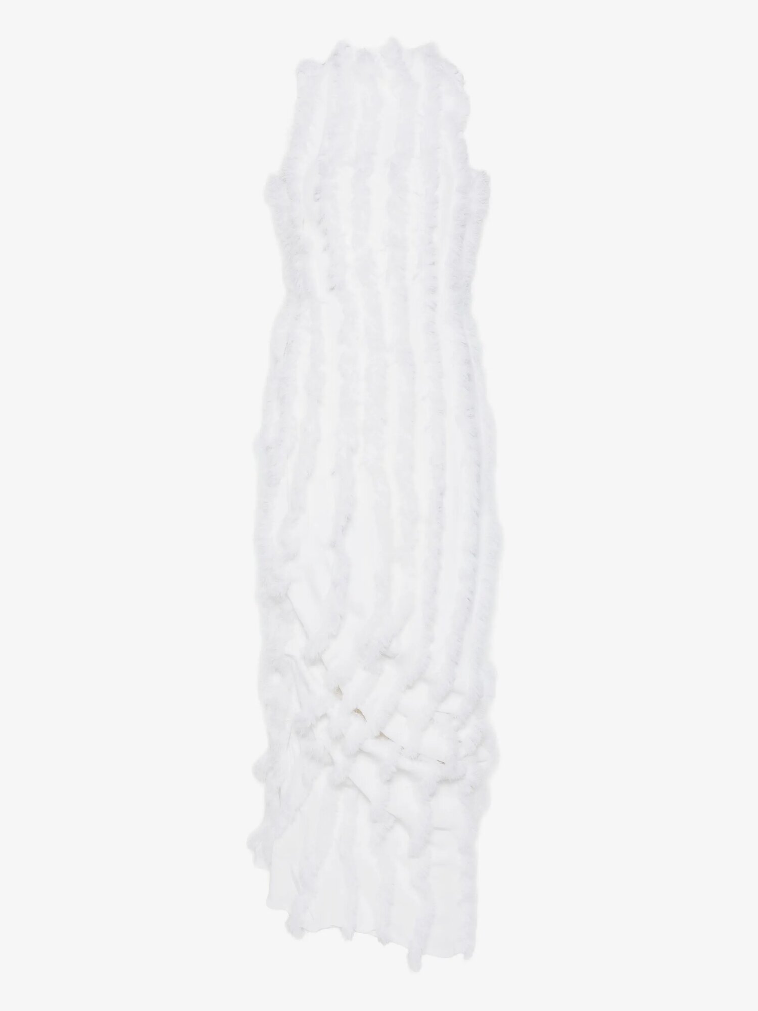 Платье Jacquemus Ruffled draped maxi dress