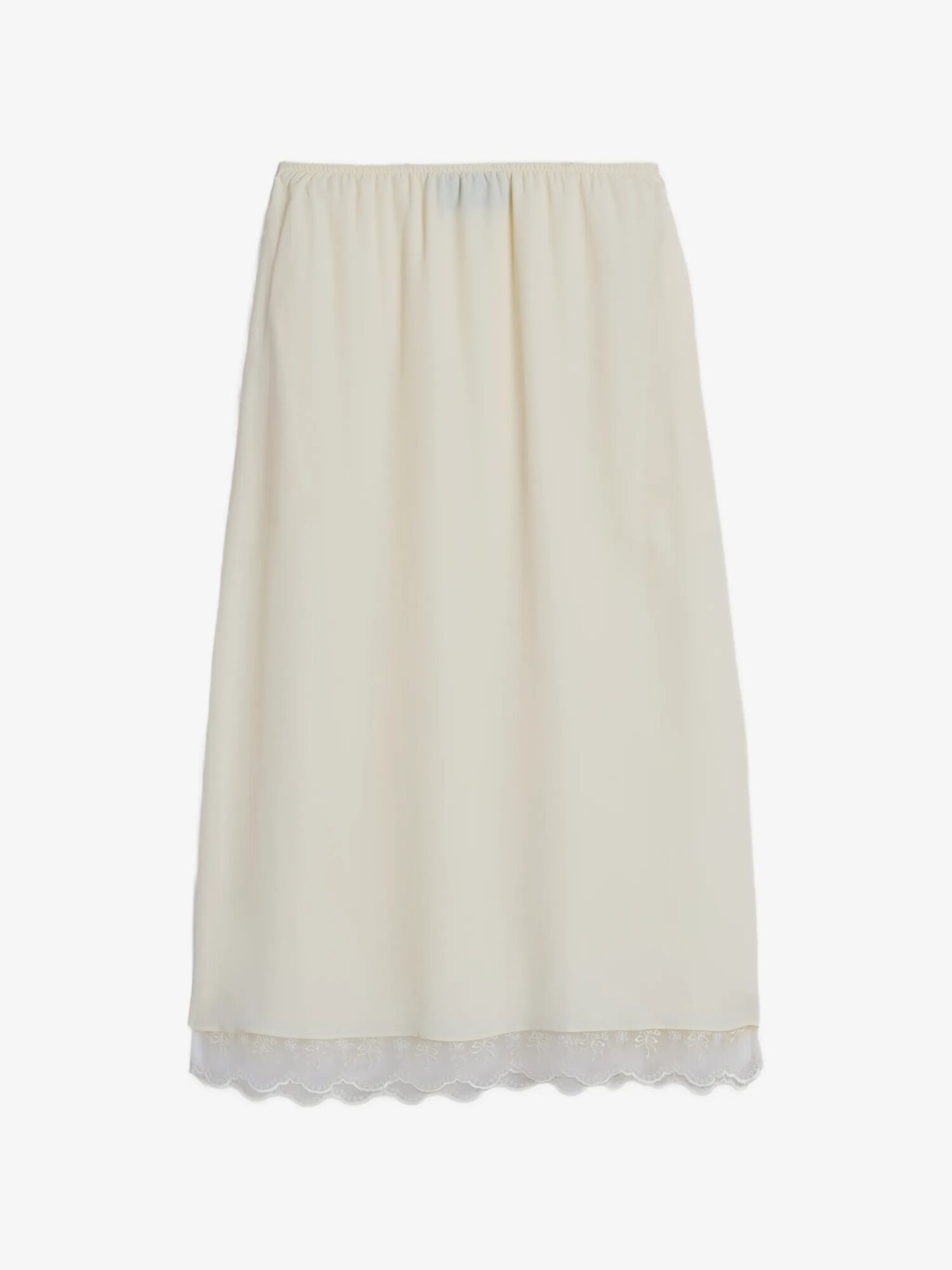 Юбка Lace-trim midi skirt