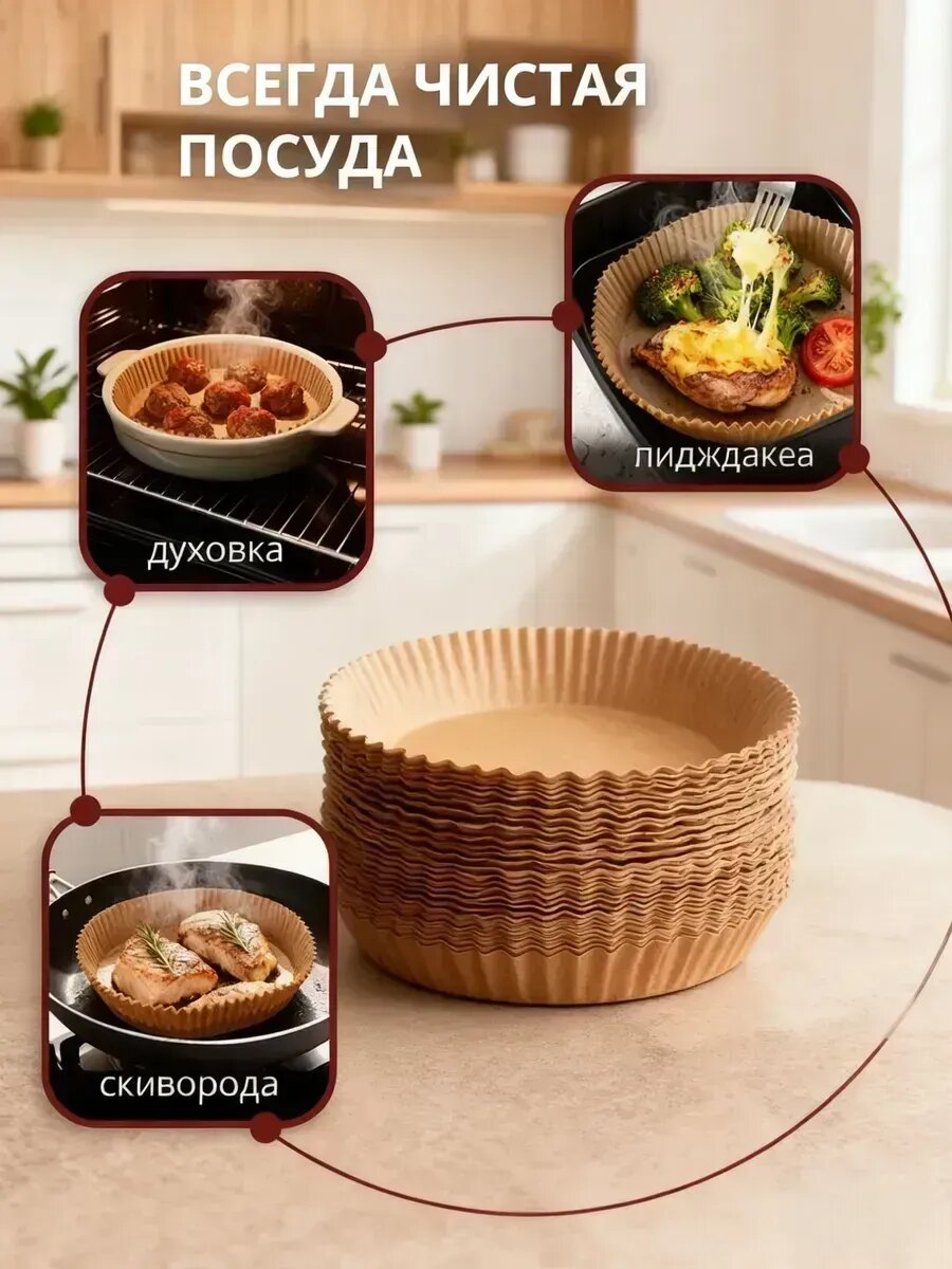 Пергамент для аэрогриля 6 литров