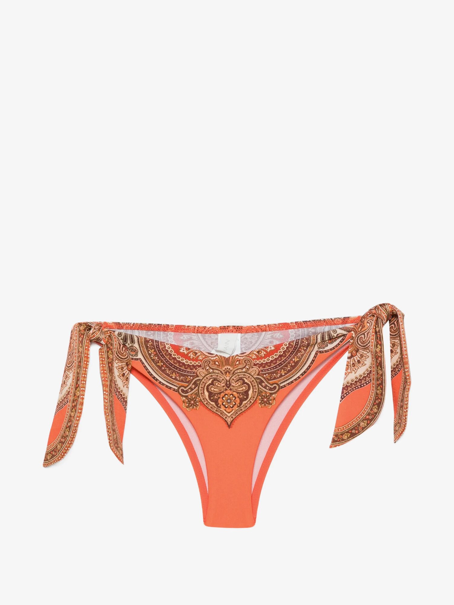 Купальник Paisley-print tie-side bikini bottoms