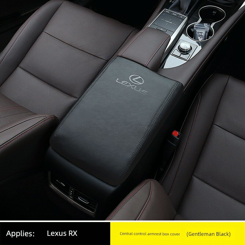 Превосходная накладка на ручку для Lexus RX 2015-2022, темно-серый цвет, защита центральной консоли