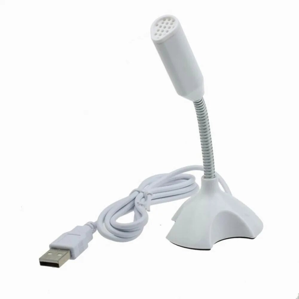 Настольный USB-микрофон Белый