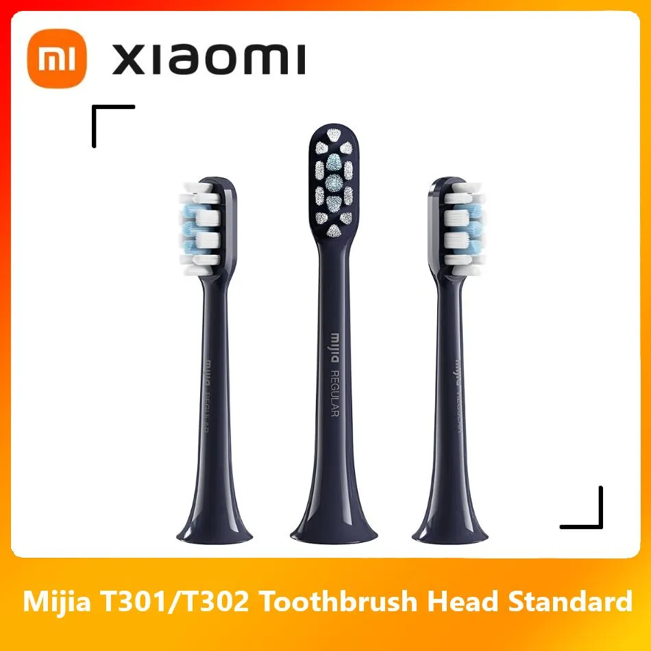 Xiaomi mijia Насадка для электрической зубной щетки T301/T302 Sonic (стандартный тип)-Праздничные подарки
