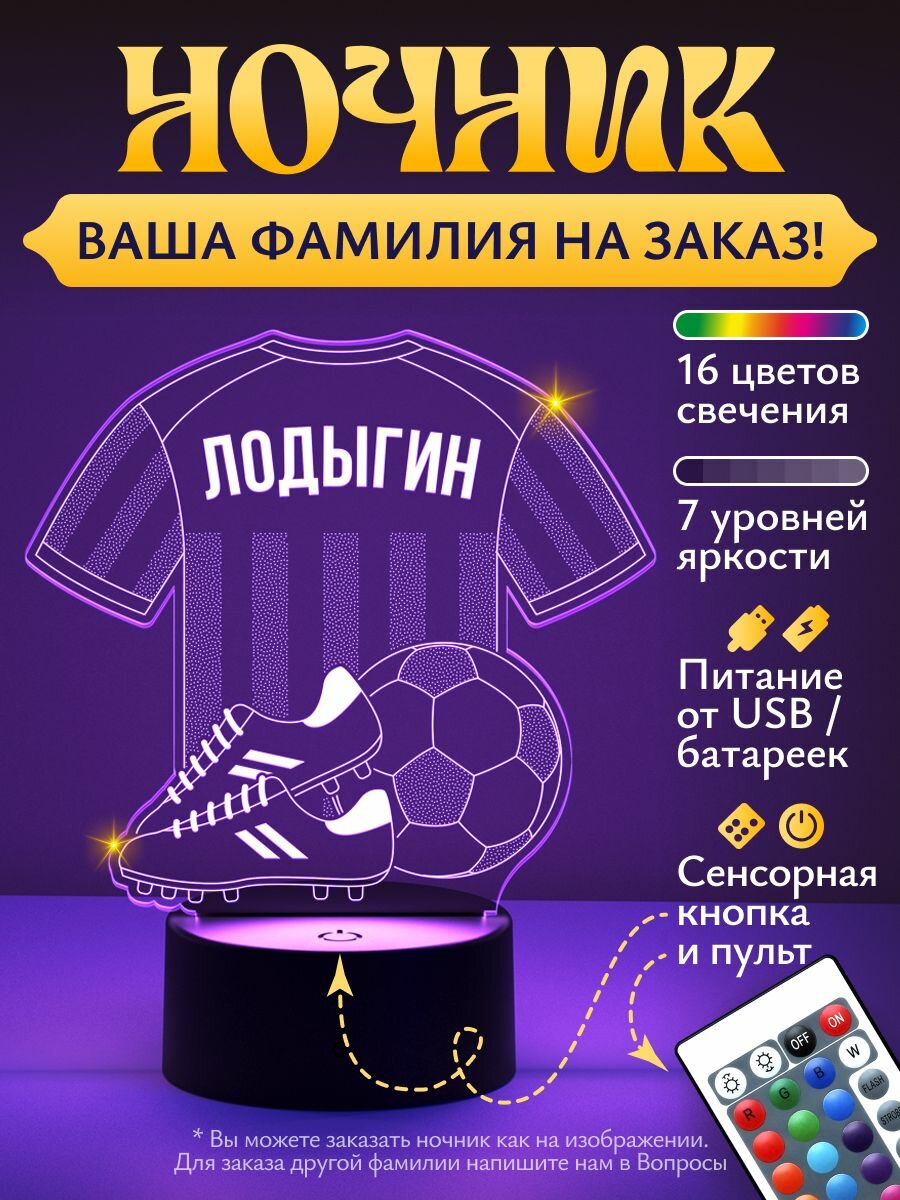 Ночник Лодыгин - Футбольная форма