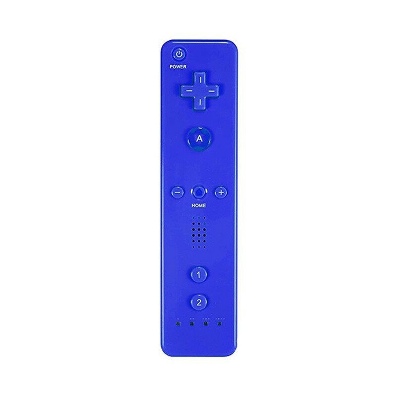 Контроллер для Nintendo Wii Remote, темно-голубой цвет, без корпуса, портативная игровая приставка для консоли