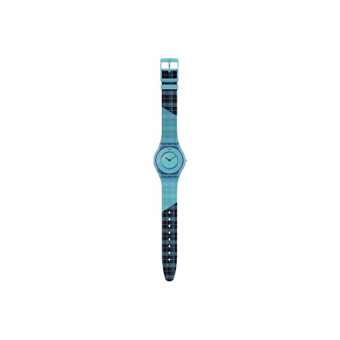 Наручные часы Swatch, синий — фото 1