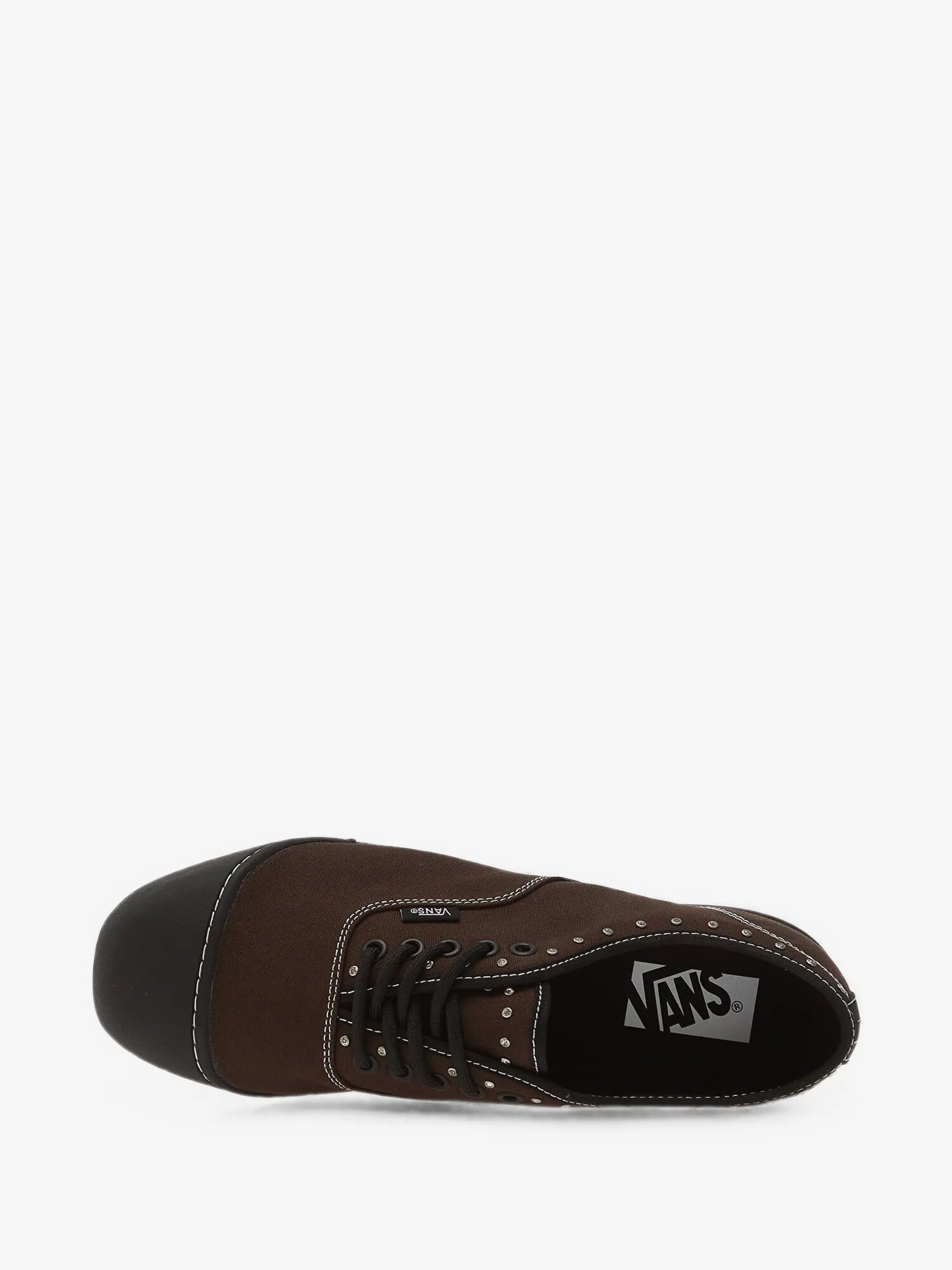 Кроссовки VANS Premium Authentic Prima, размер 8,5 US, коричневый — фото 1