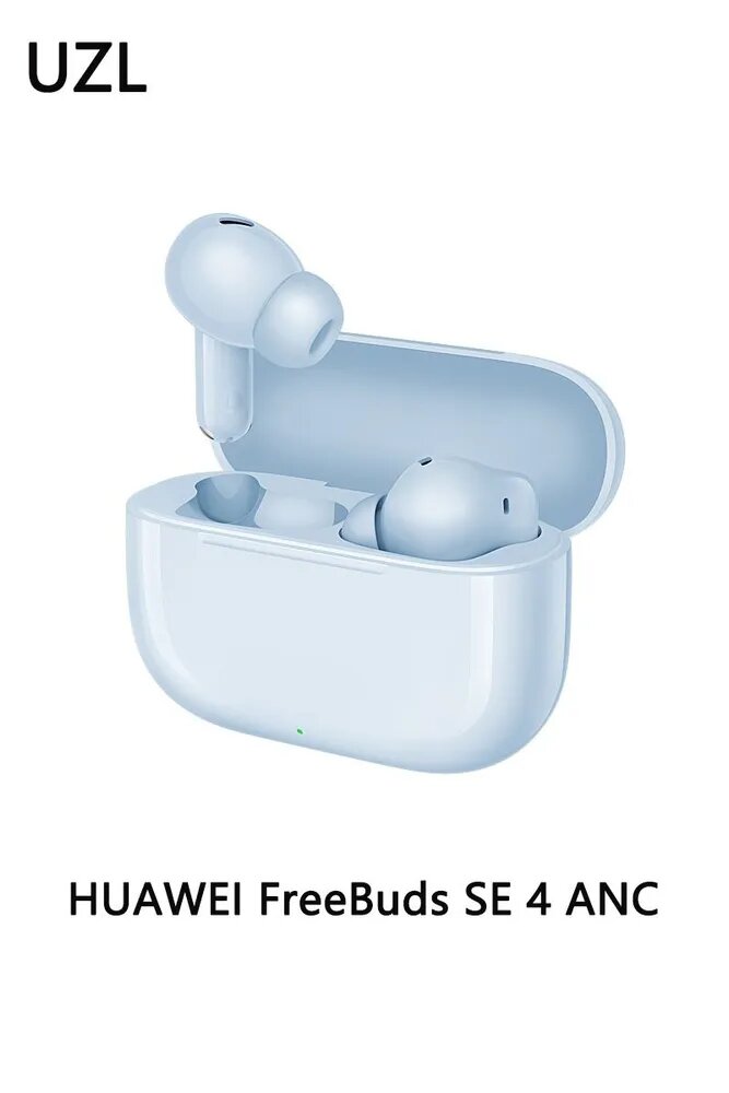 Наушники беспроводные HUAWEI FreeBuds SE 4 с микрофоном, Bluetooth 5.3, голубые, кейс зарядки, стерео звук