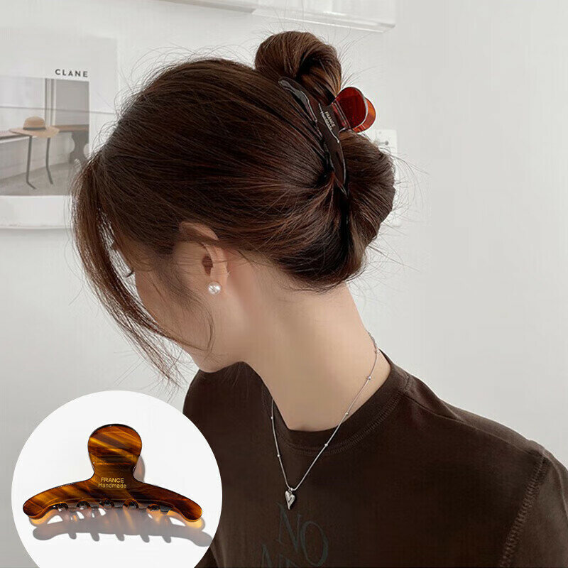 Chimera Shark Clip, Hair Claw Clip, Back of Head Ponytail Clip, Hair Accessory, Hairpin, Birthday Gift for Women