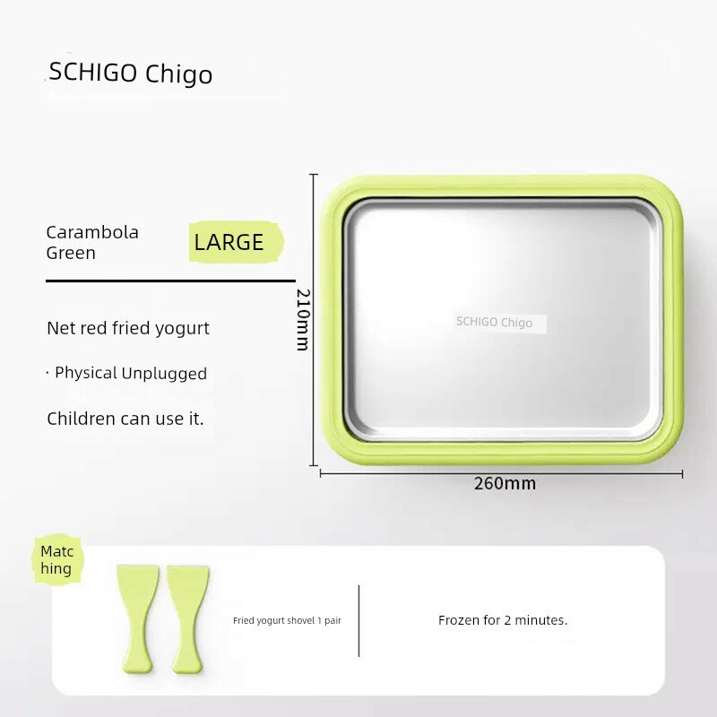 Многофункциональная машина для приготовления жареного йогурта Chigo, бытовая машина для приготовления мороженого из
