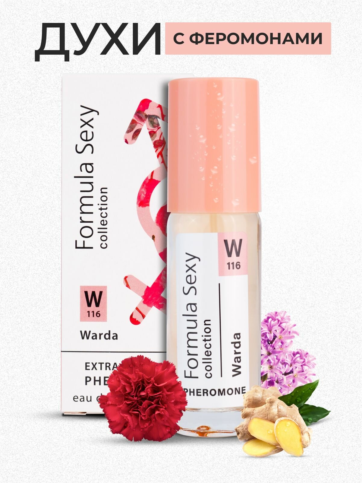 Туалетная вода женская сладкая с двойной порцией феромонов Formula Sexy collection Warda (W116) 30 мл подарок девушке