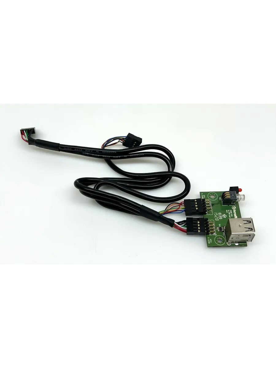 Фронтальный порт 2 USB 2.0 с кнопкой включения Kraftway