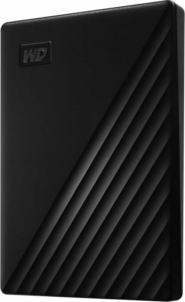 Western Digital 5 ТБ Внешний жесткий диск My Passport (WDBPKJ0050BBK-WESN), Пластик, черный