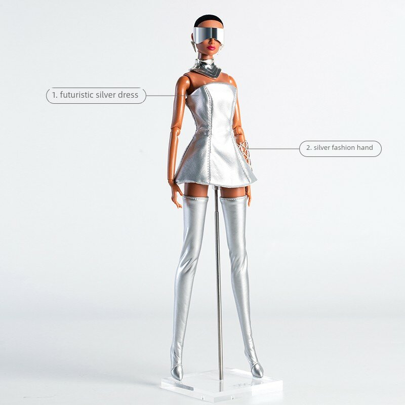 Набор одежды для кукол C00L GIRL Supermodel Series C, футуристический стиль, без куклы