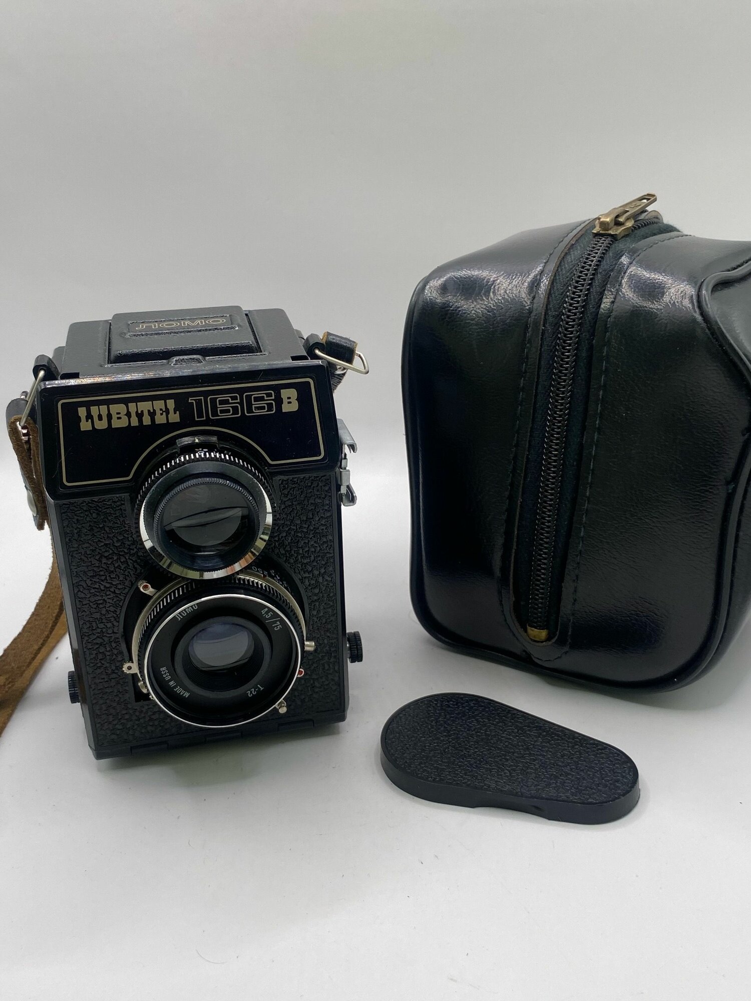 Фотоаппарат "LUBITEL 166 В" Любитель. СССР. Ломо. Экспортный. В чехле.
