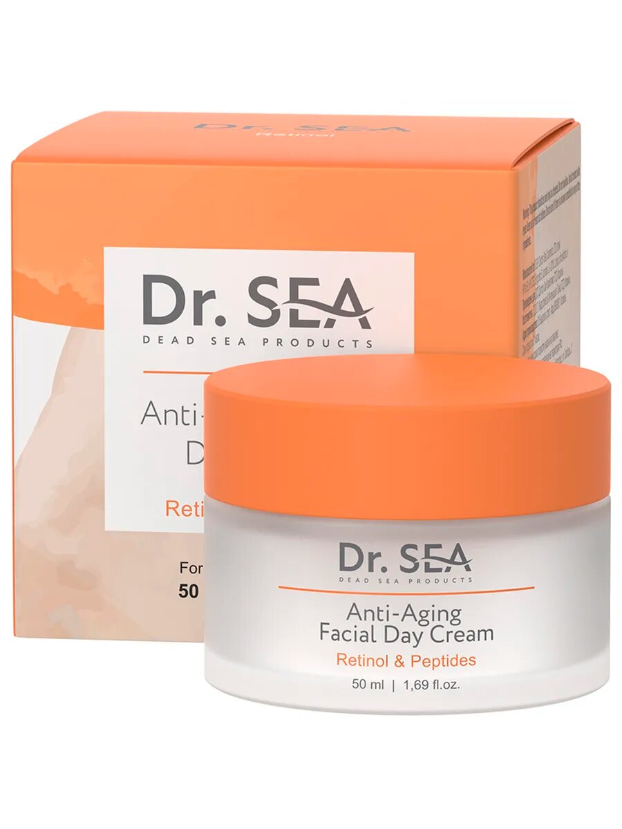 Dr sea крем для лица с ретинолом и пептидами антивозрастной