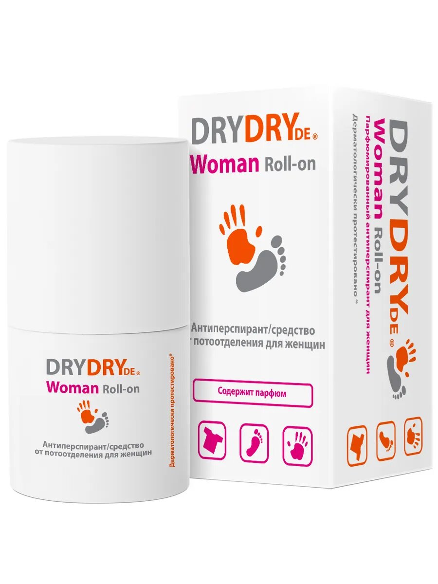 Dry dry de woman антиперспирант парфюмированный/средство от