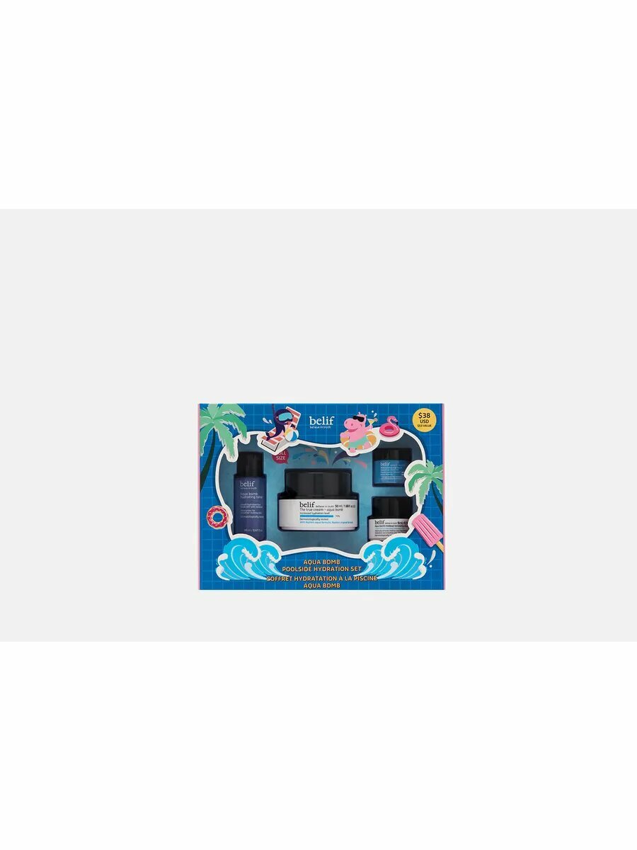 BELIF AQUA BOMB POOLSIDE HYDRATION SET Набор для очищ