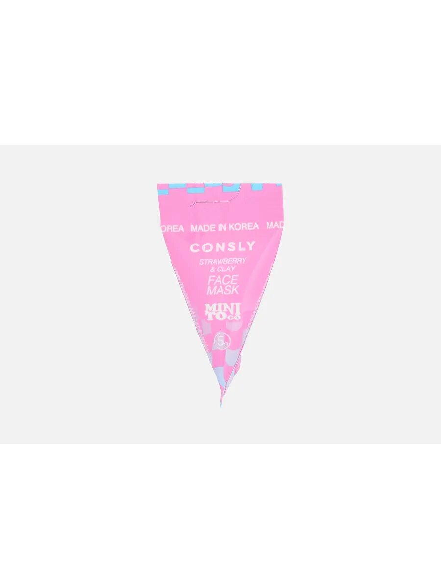 CONSLY Mini To Go Strawberry & Clay Глиняная маска для лица 5 г
