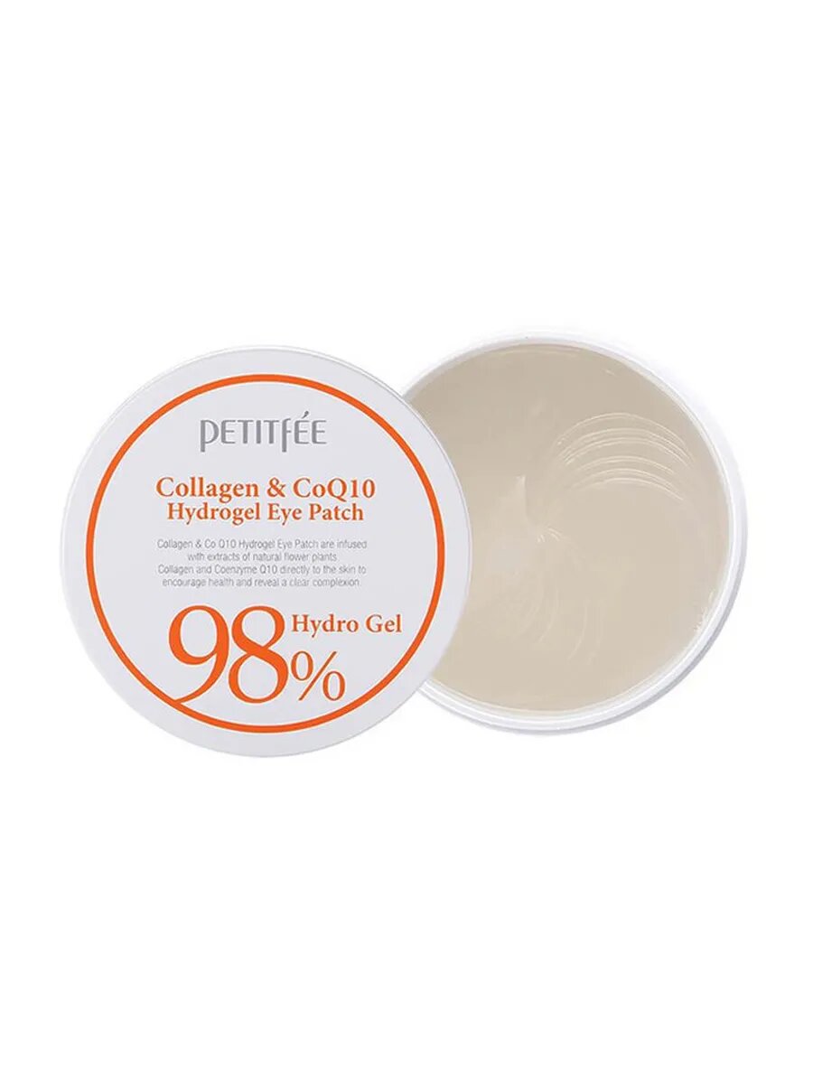 Petitfee 98% Collagen and CoQ10 Hydrogel Eye Patch Патчи для глаз 176 мл/гр