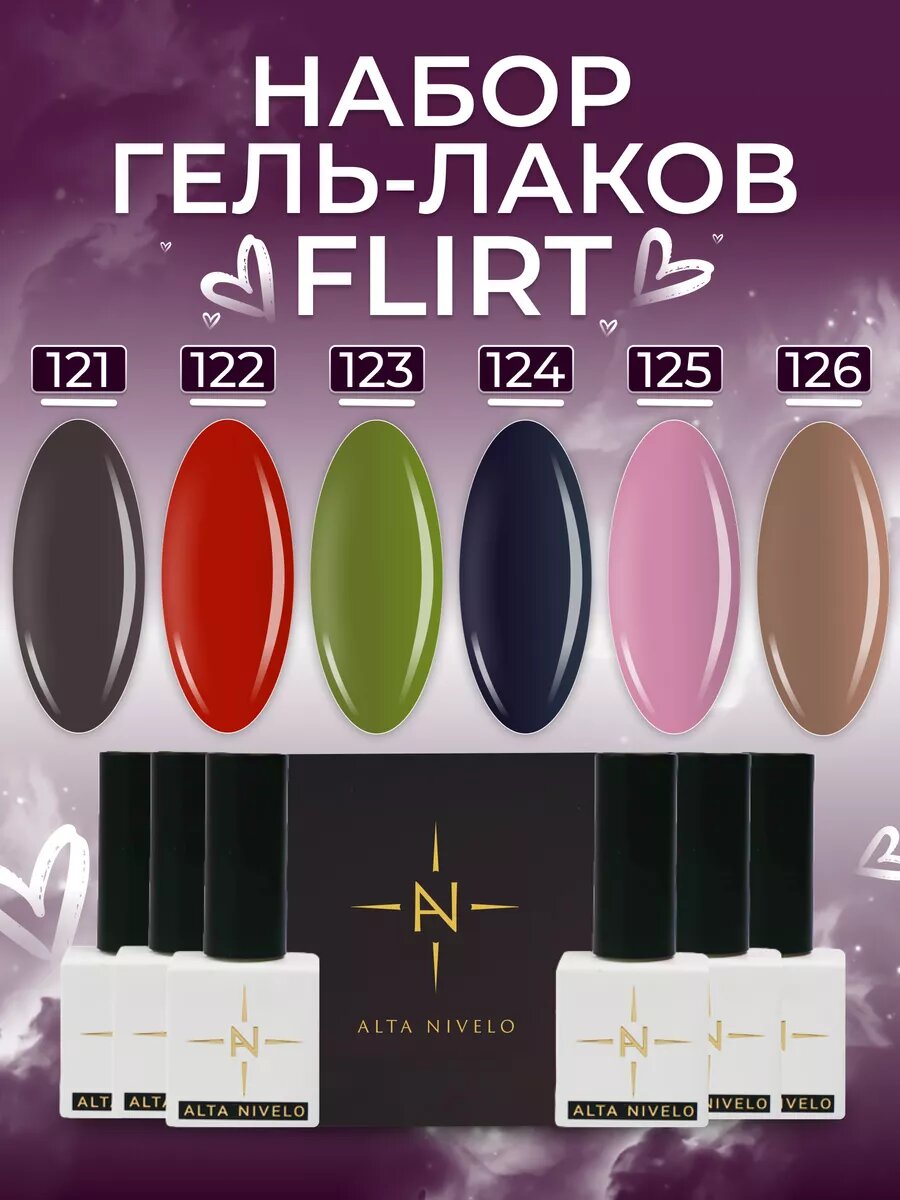 Гель лак для ногтей набор