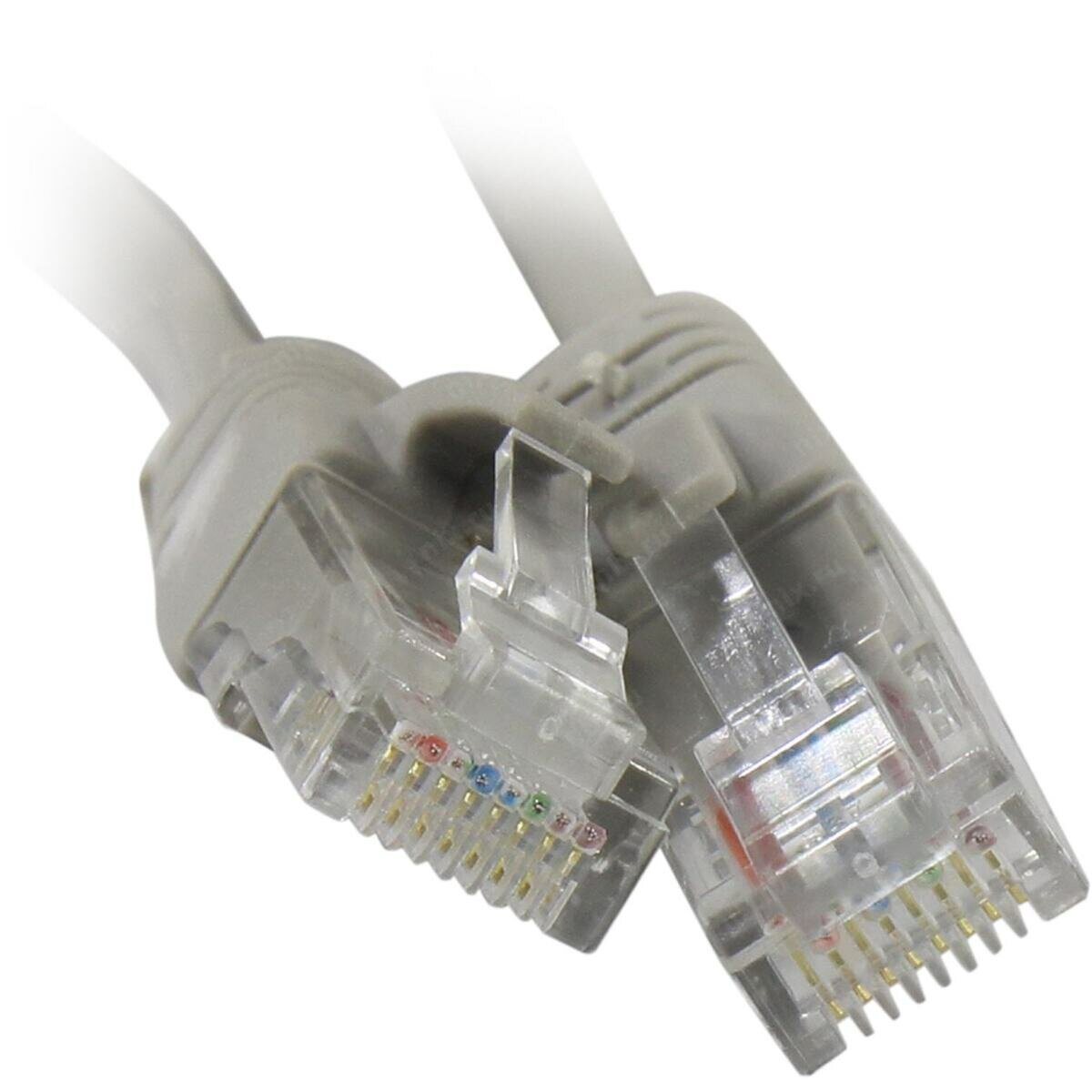 ExeGate UTP-RJ45-RJ45-5e-2M-GY Patch Cord UTP кат.5e, 2м, серый EX138962RUS — фото 1