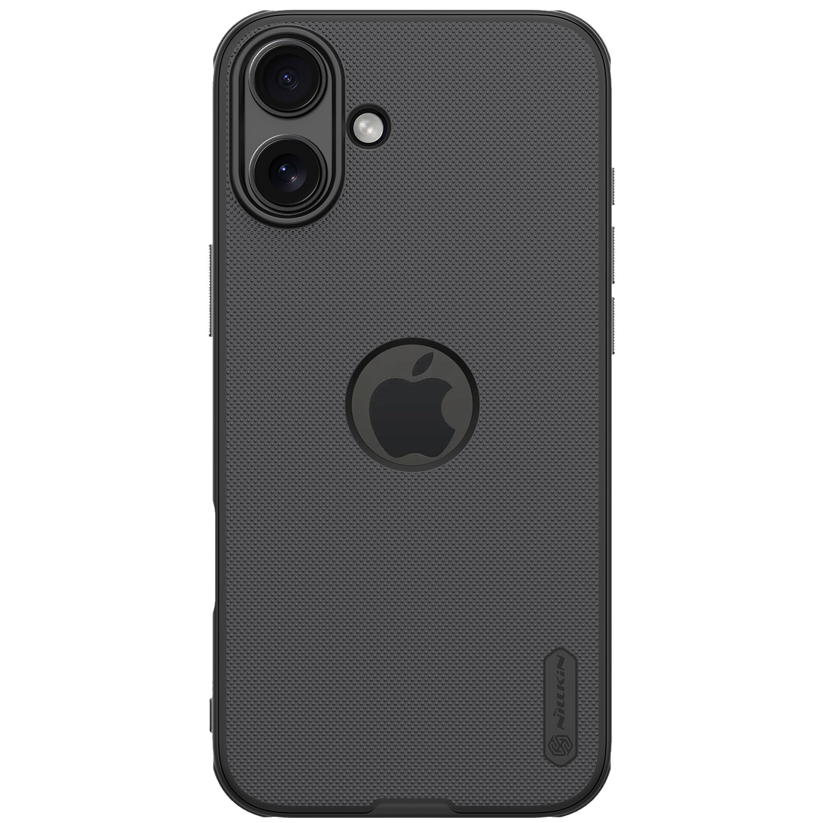 Усиленный двухкомпонентный чехол от Nillkin для iPhone 16, серия Super Frosted Shield Pro (с вырезом под лого)
