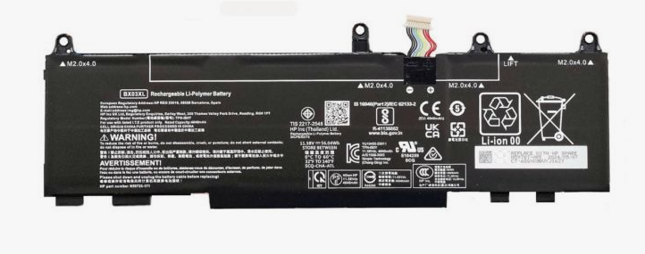 Аккумулятор для HP (WP03XL) EliteBook 830 G9, EliteBook X360 1040 G9, 51.3Wh, 4249mAh, 11.58V, Type B