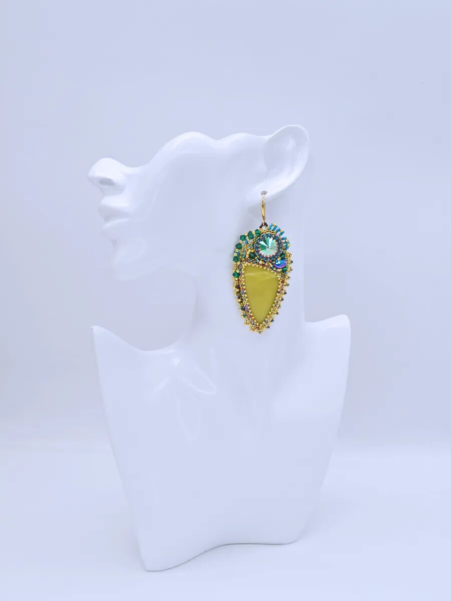 Серьги, кристаллы Swarovski