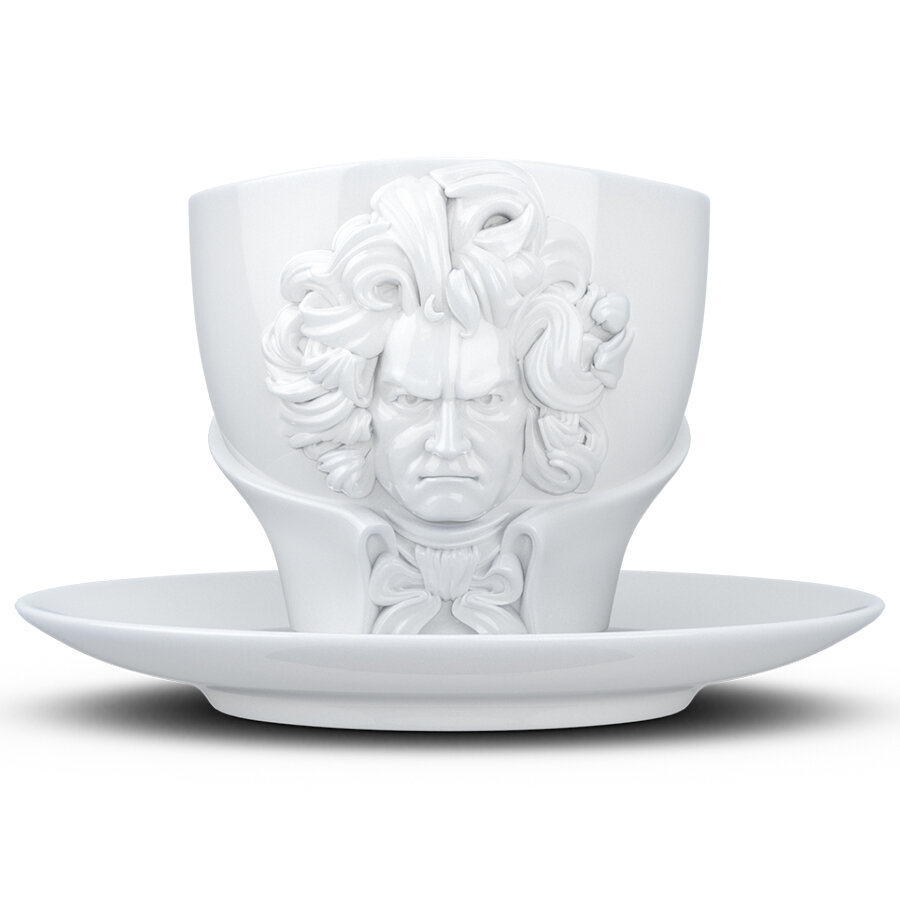 Чайная пара Talent Ludwig van Beethoven, 260 мл, белая