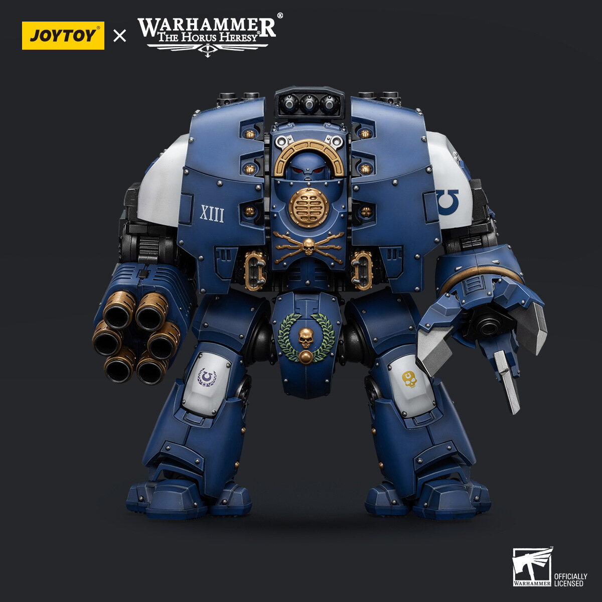 JOYTOY Dark Source Warhammer Horus Ересь Ультрамарин Левиафан Дредноут Национальное создание Подвижная машина Модель брони Играть Мужской